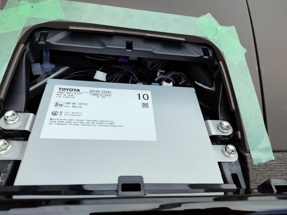 新型シエンタ10系にデータシステムのテレビキットを自分で取り付けてみた。 | mellow wave